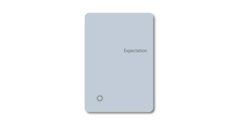 Expectation｜Let go. Oracle Card | Timeless Edition